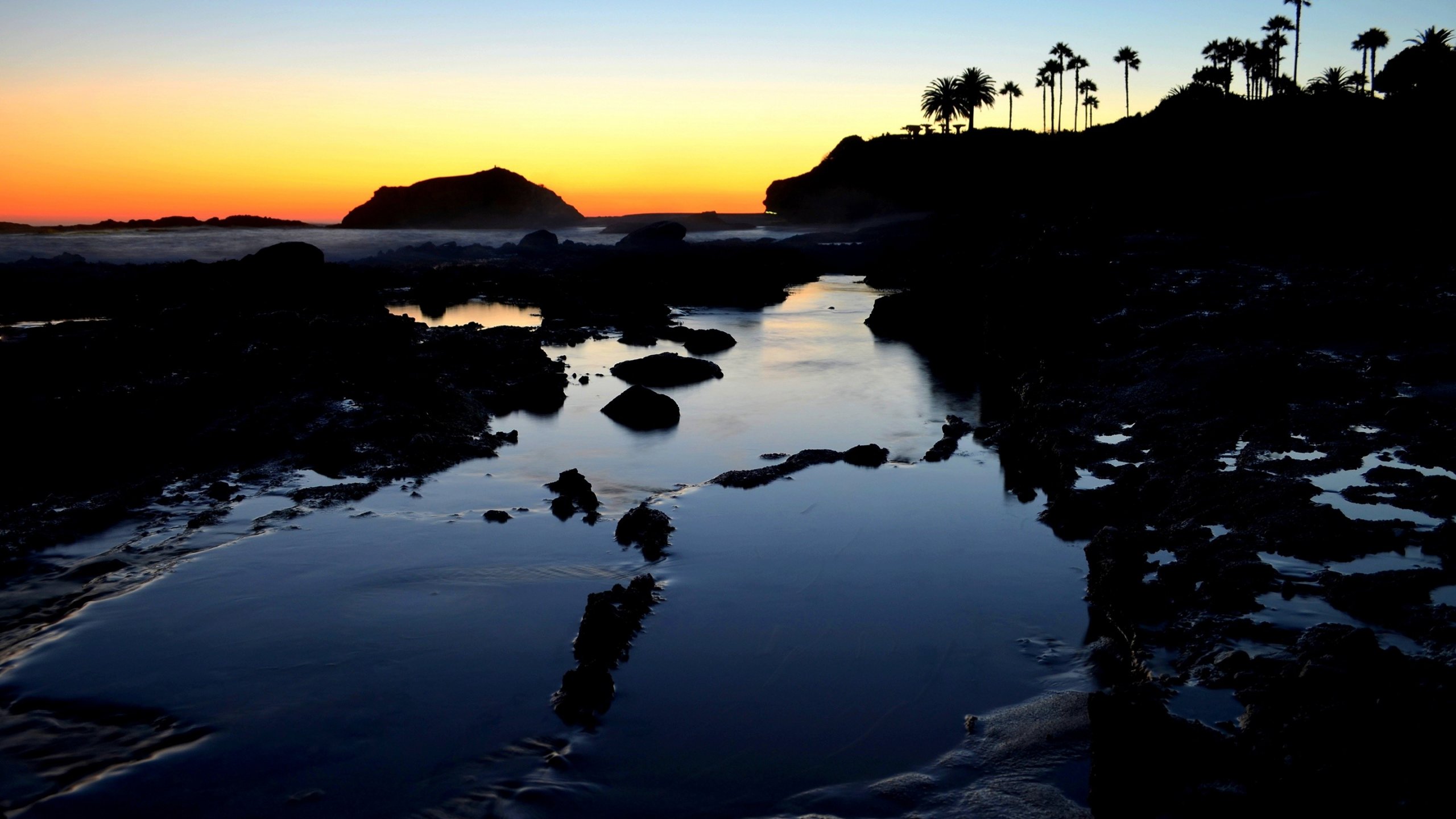 Atardecer en una laguna Fondo de pantalla ID:385