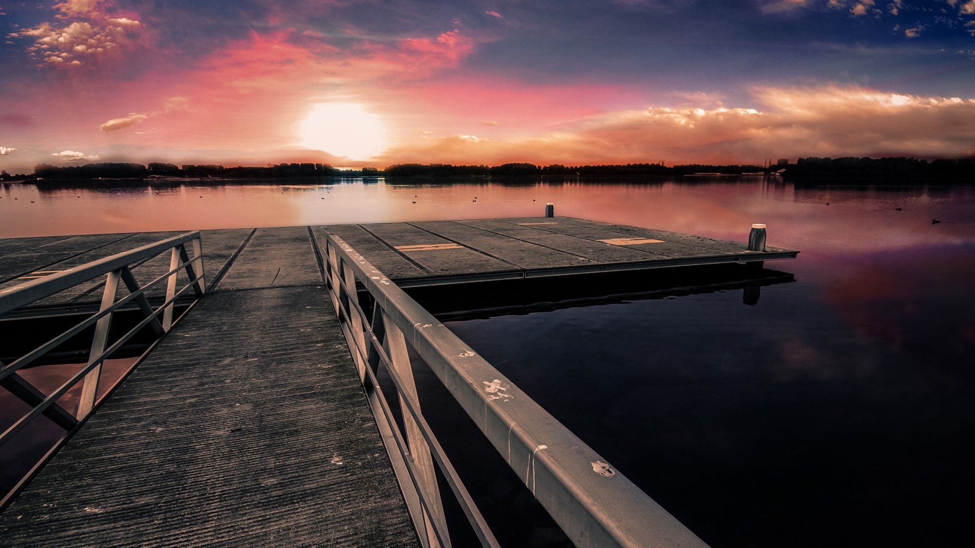 Muelle al atardecer Fondo de pantalla 2k HD ID:2188