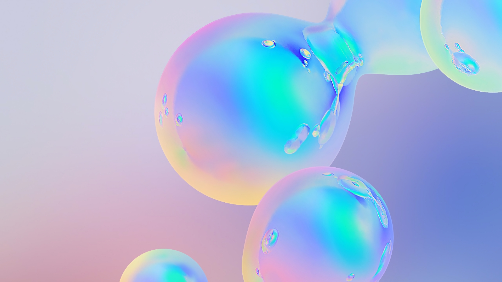 Abstract hologram bubbles Wallpaper 4k HD ID:3772