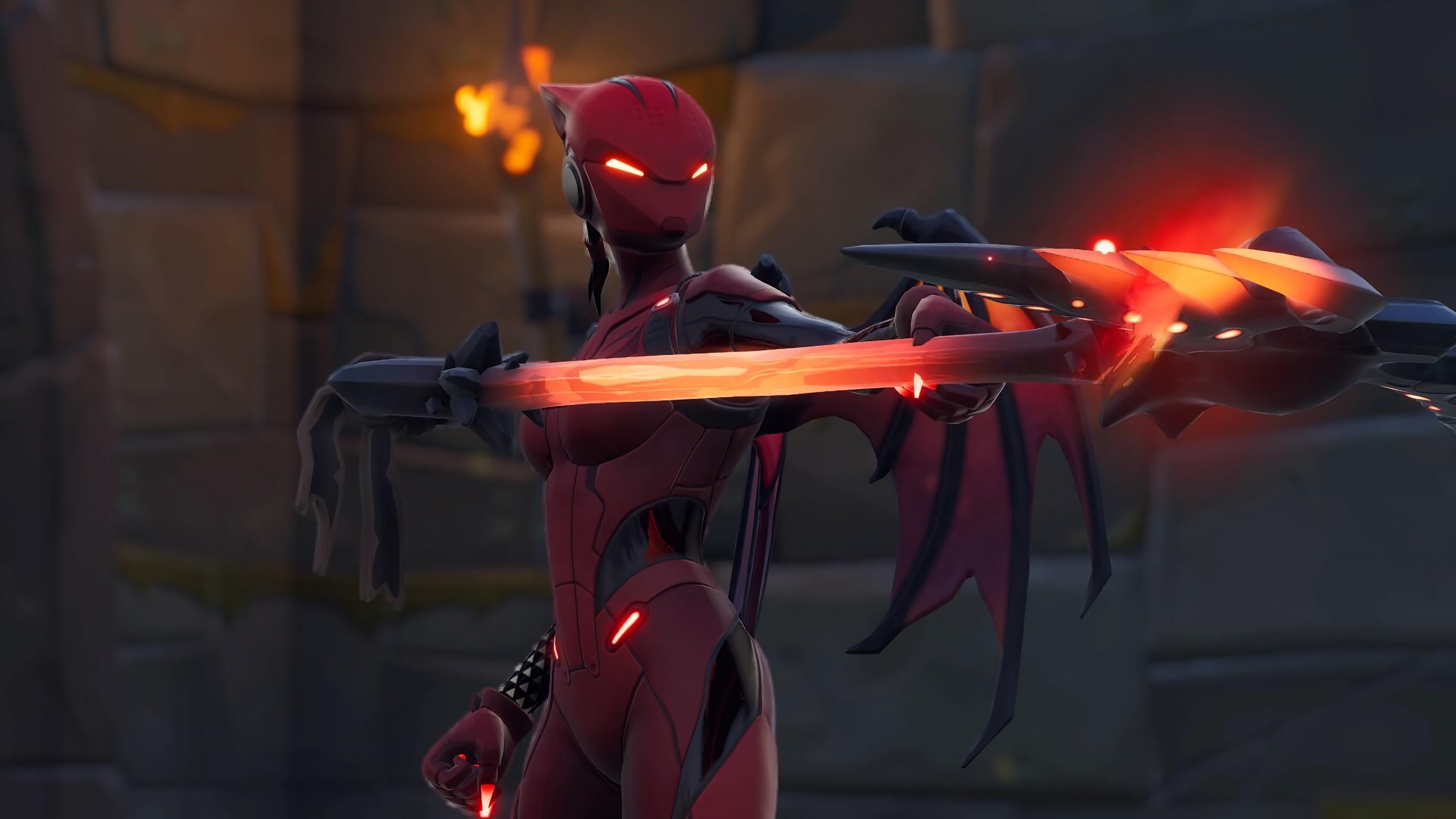 Fortnite Red Lynx Fondo de pantalla 4k HD ID:3745