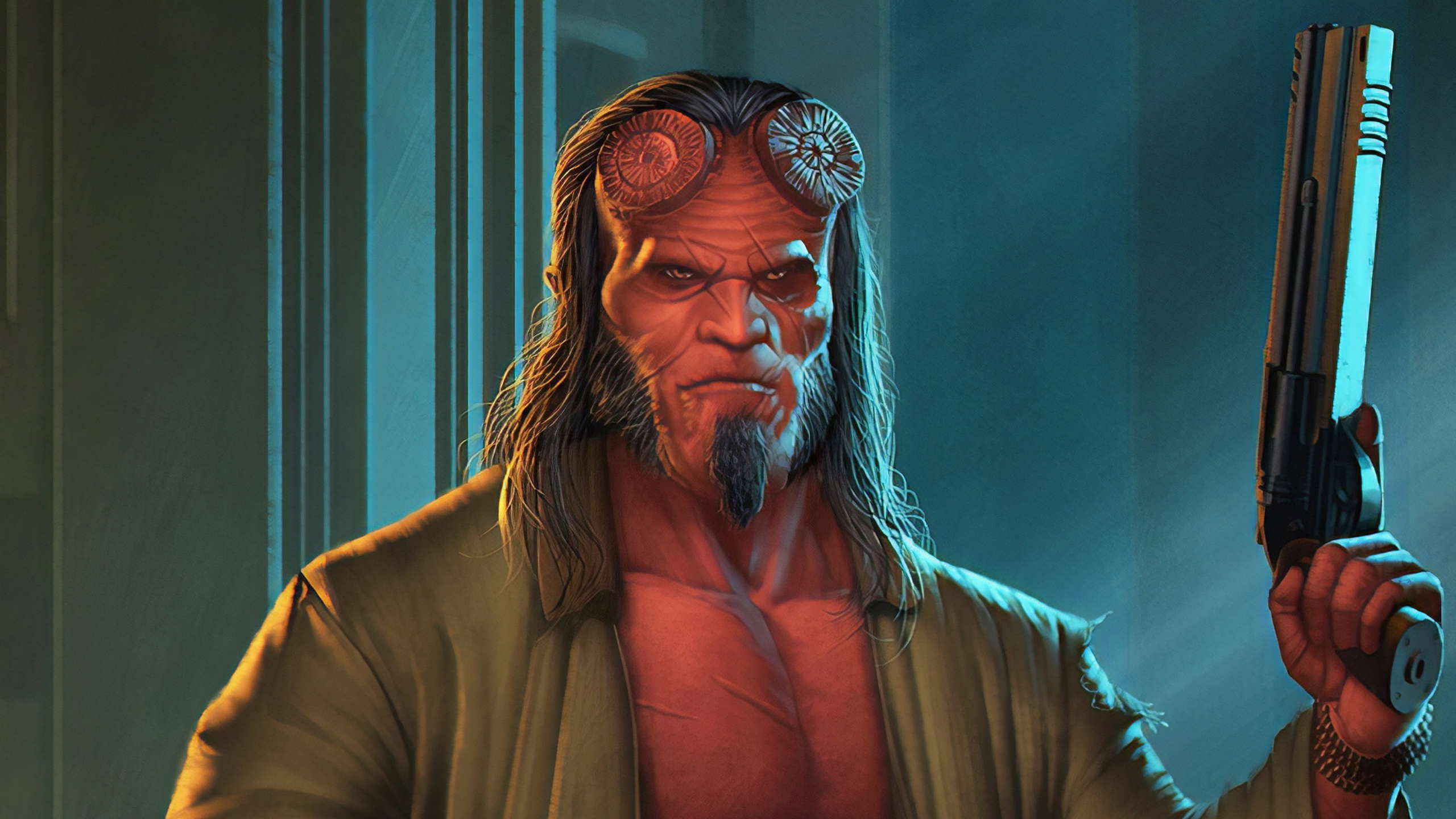 Hellboy Fanart Fondo de pantalla 4k HD ID:4406
