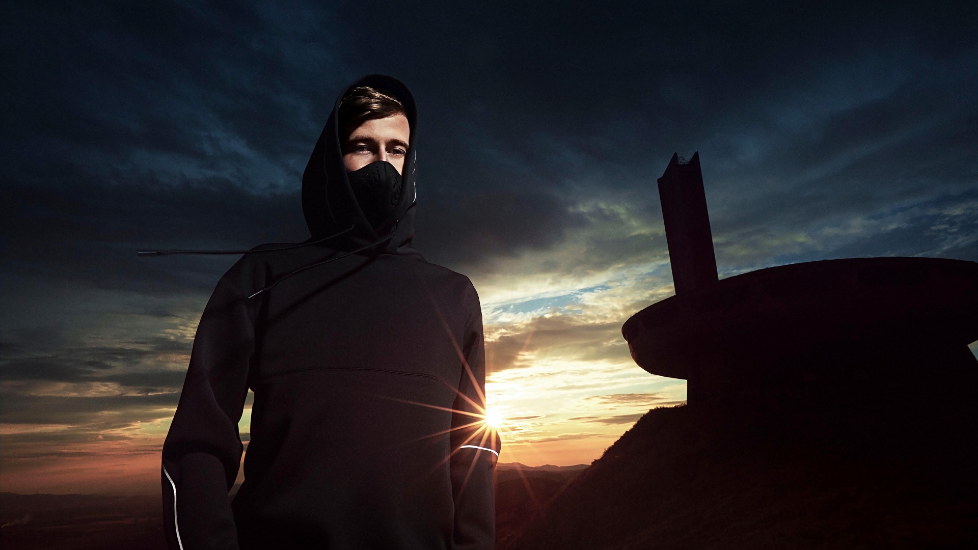 Alan Walker in sunset landscape Wallpaper 4k HD ID:4783
