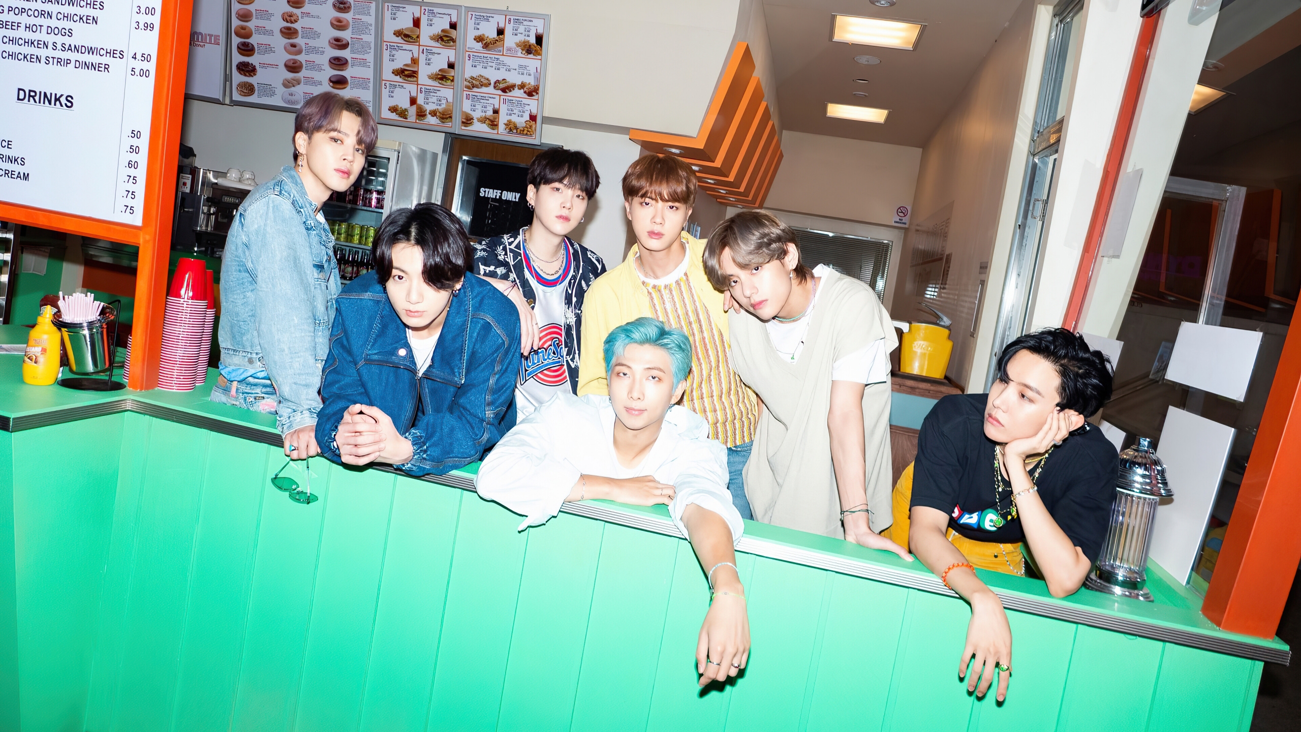 Miembros del grupo BTS Fondo de pantalla 4k HD ID:6103