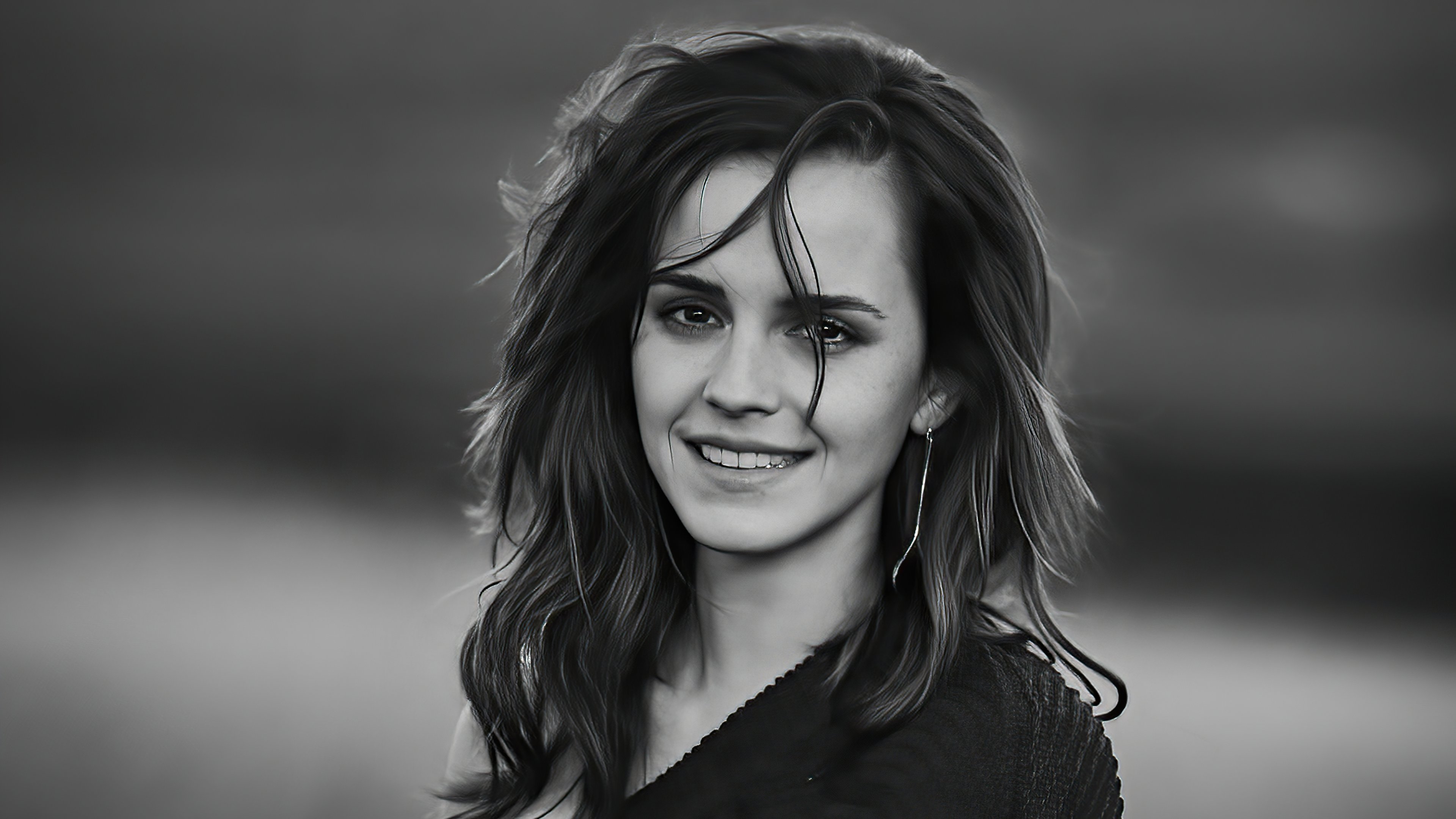 Emma Watson Monocromatico Fondo de pantalla 5k HD ID:8530