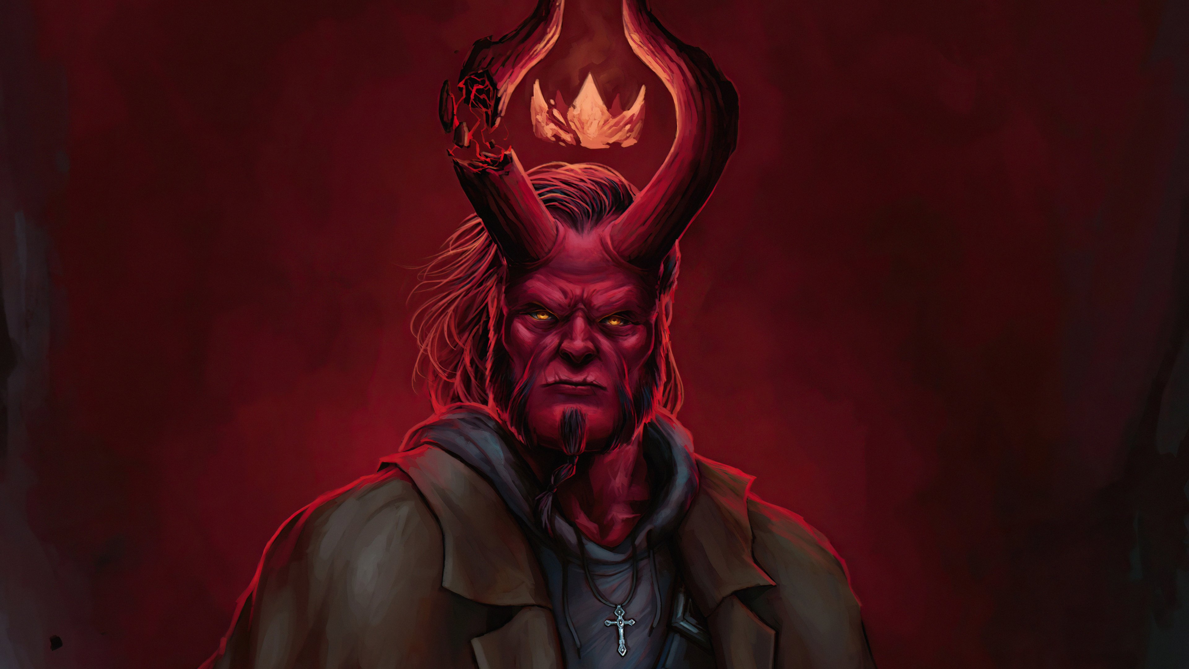 Hell Boy Digital Art Wallpaper ID:8515