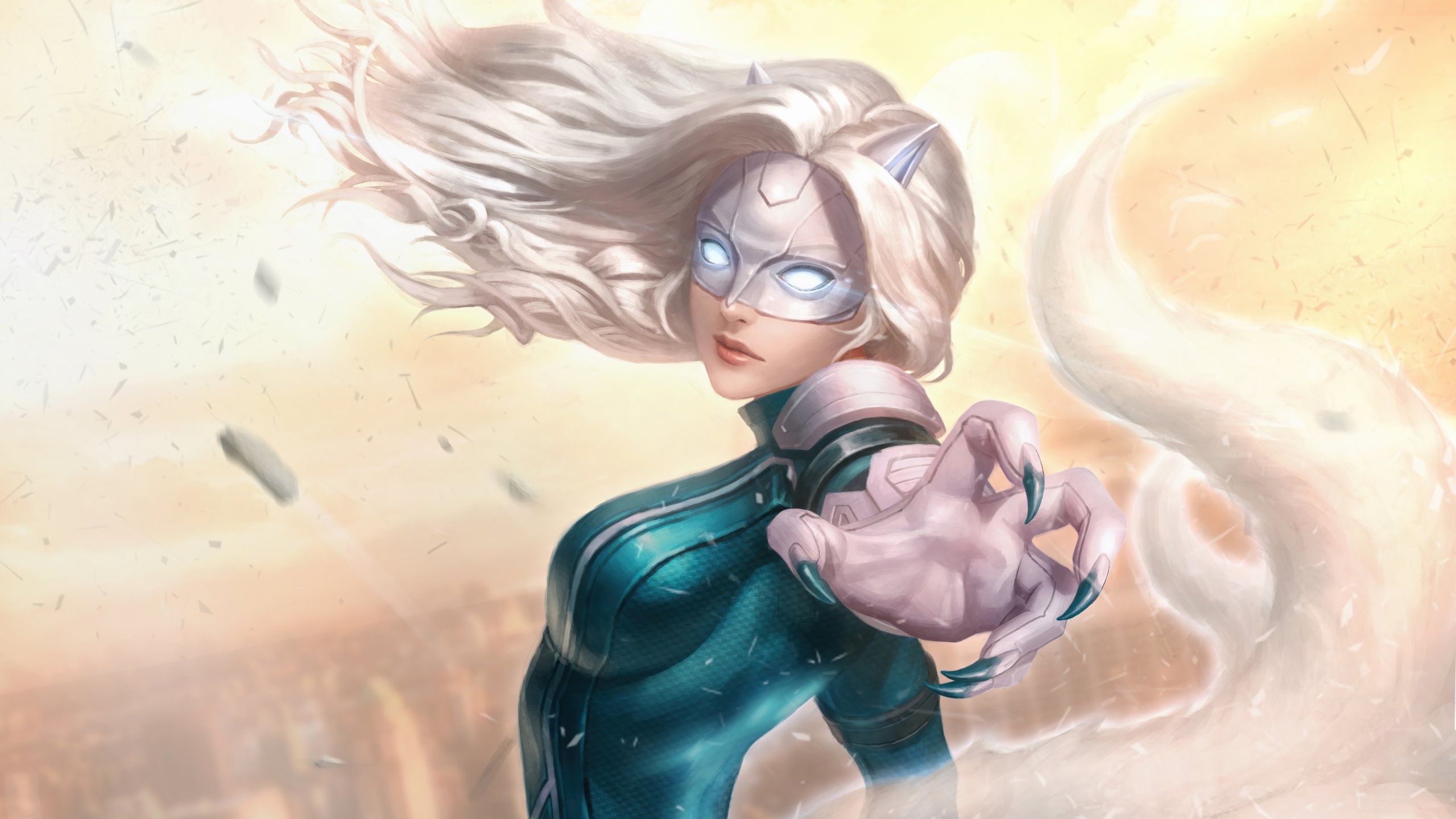 White Fox Fanart Marvel Wallpaper 8k HD ID:7693
