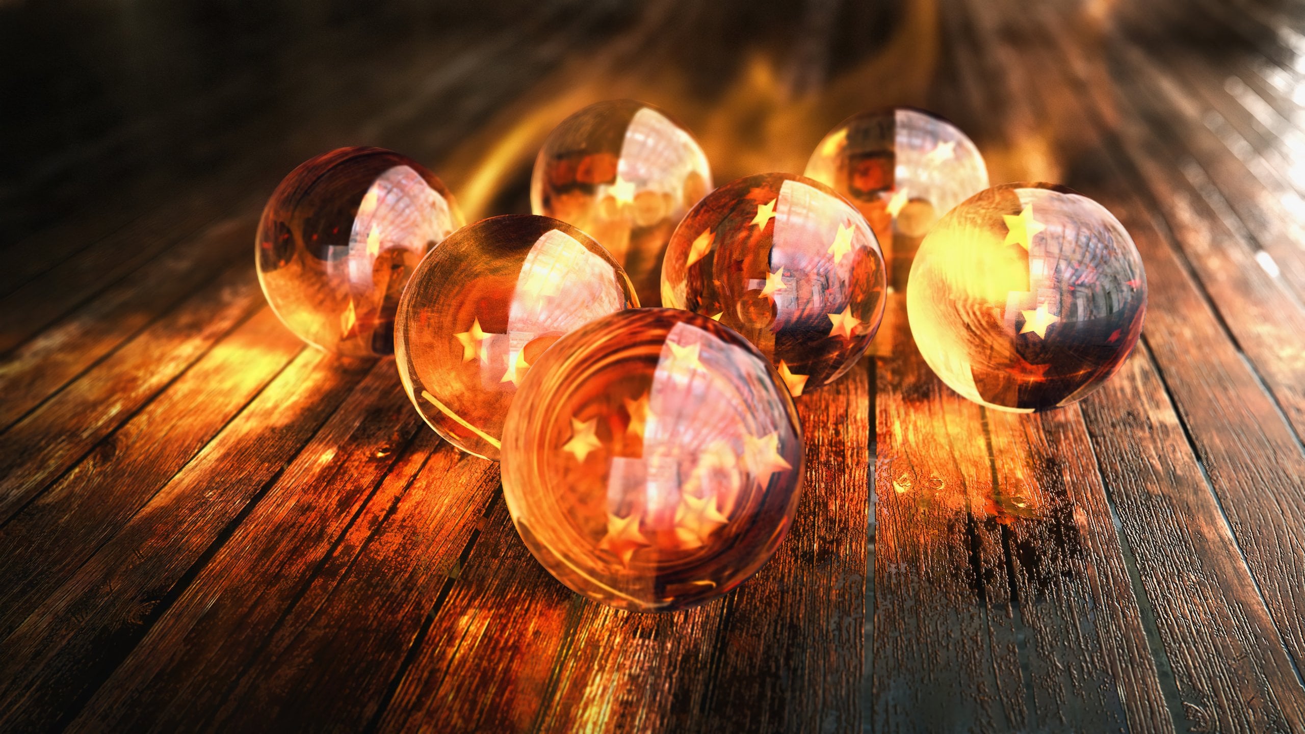 7 Dragon Balls Anime Fondo de pantalla 4k HD ID:11072