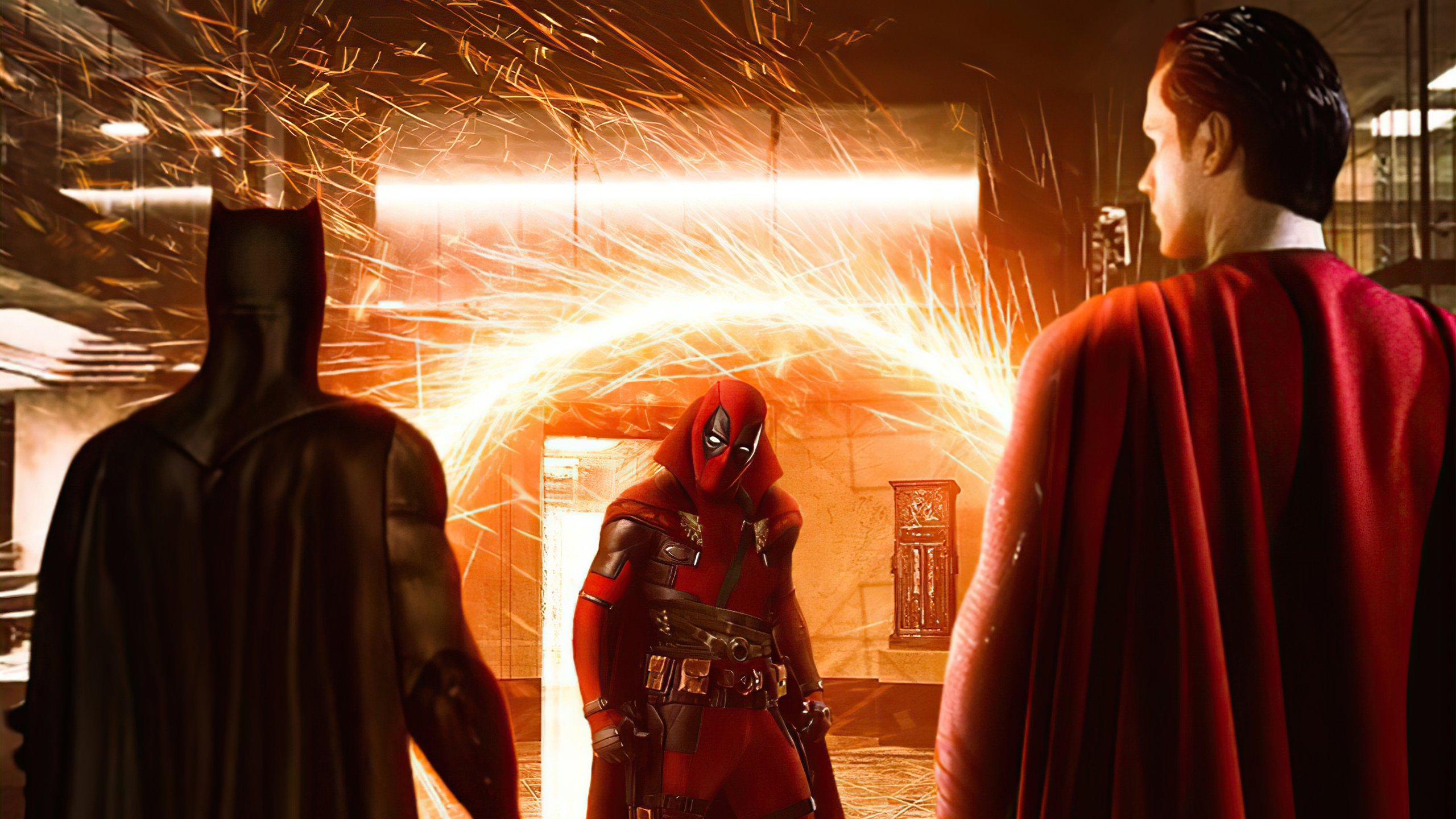 Deadpool como Dr Strange con Batman y Superman Fondo de pantalla 4k HD ...