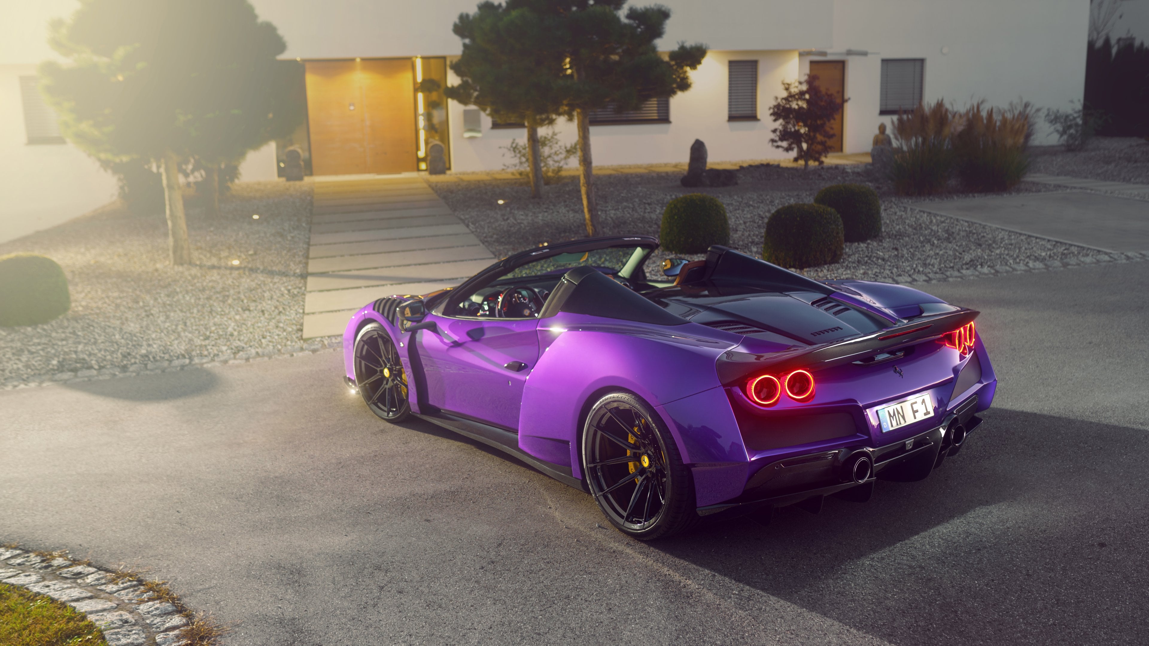Novitec Ferrari F8 Spider N Largo Fondo de pantalla ID:9254