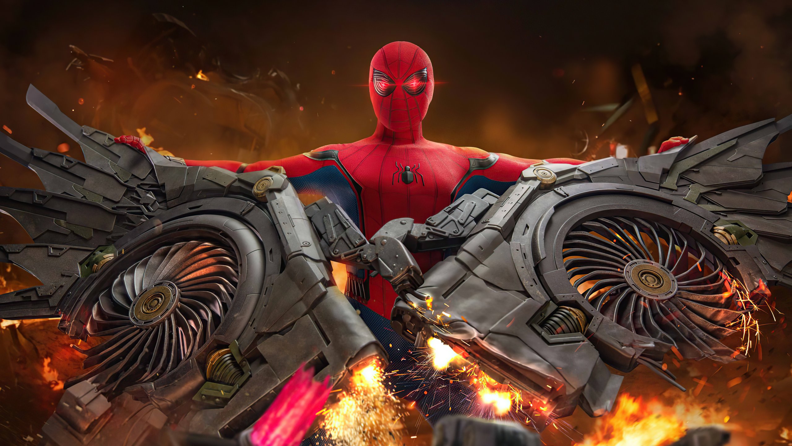 Spider Man Wing Art Wallpaper 5k HD ID:10447