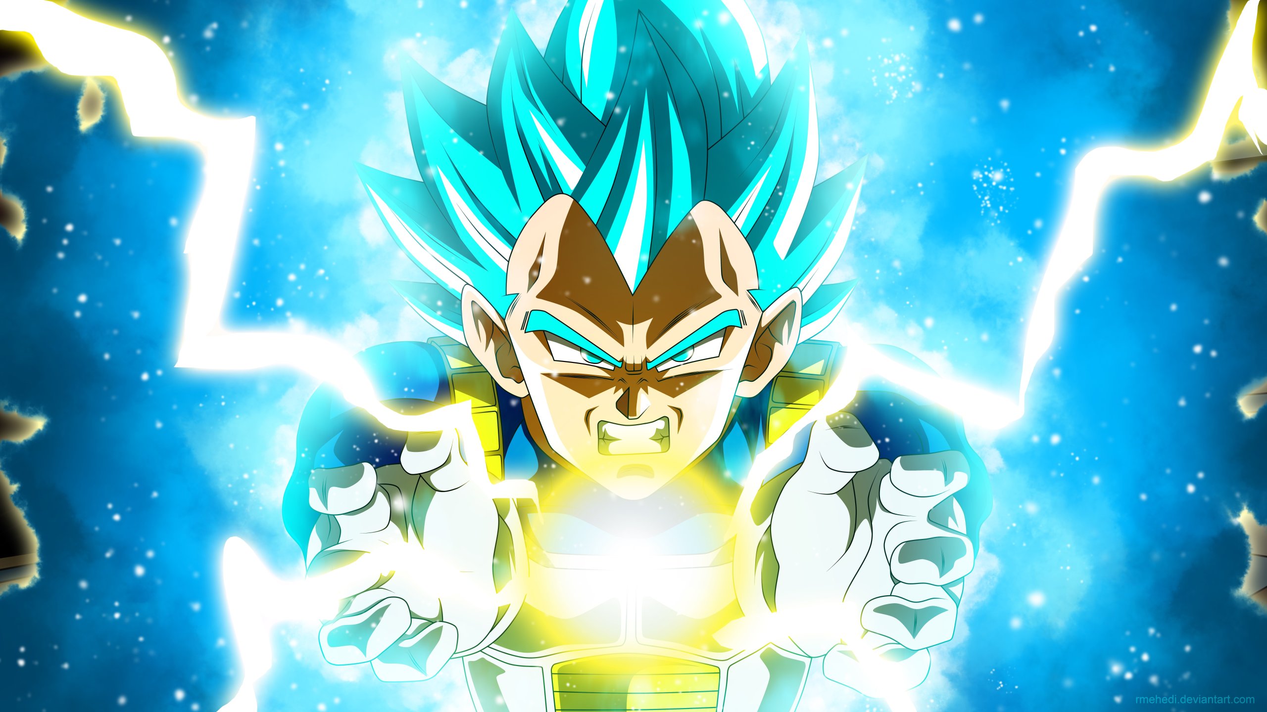 Vegeta Super Saiyan Blue from Dragon Ball Super Anime Wallpaper ID:11812