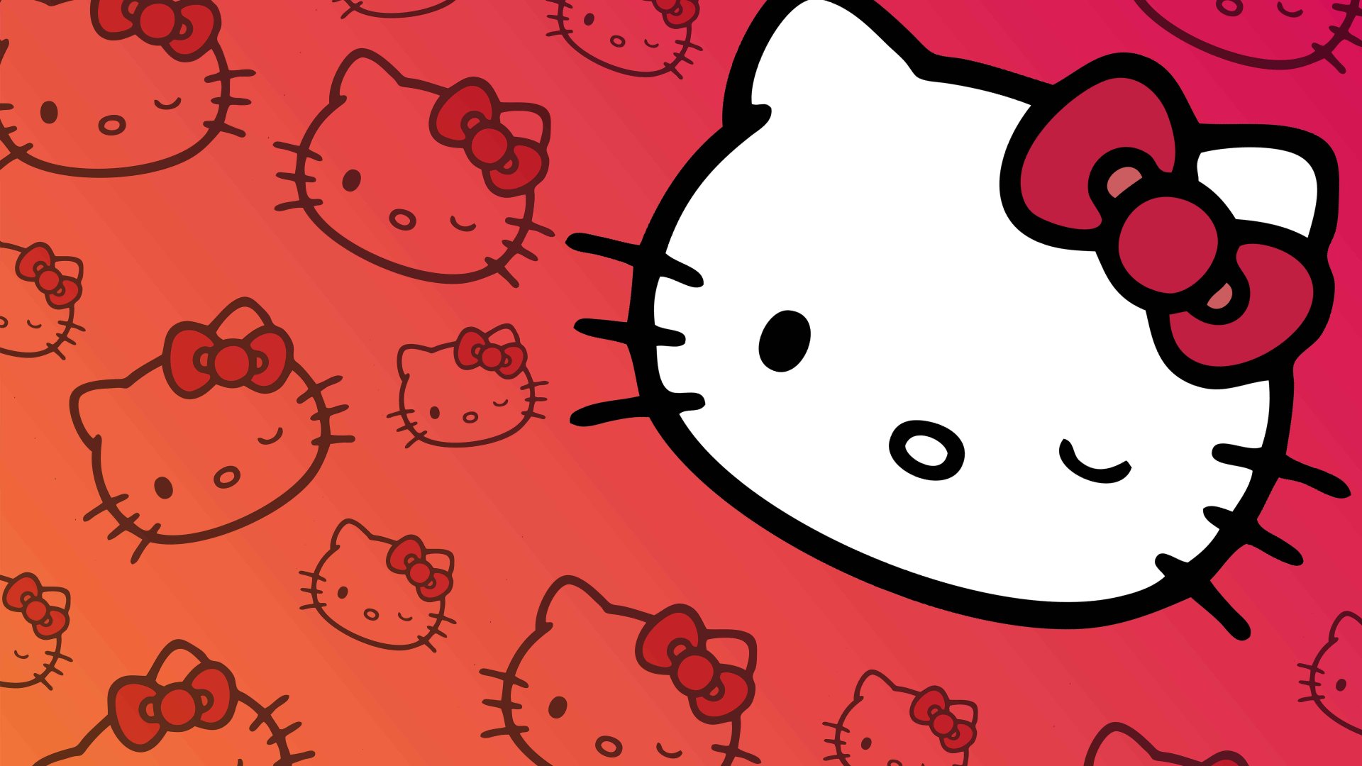 Hello Kitty Patrón de diseño Fondo de pantalla 8k HD ID:12428