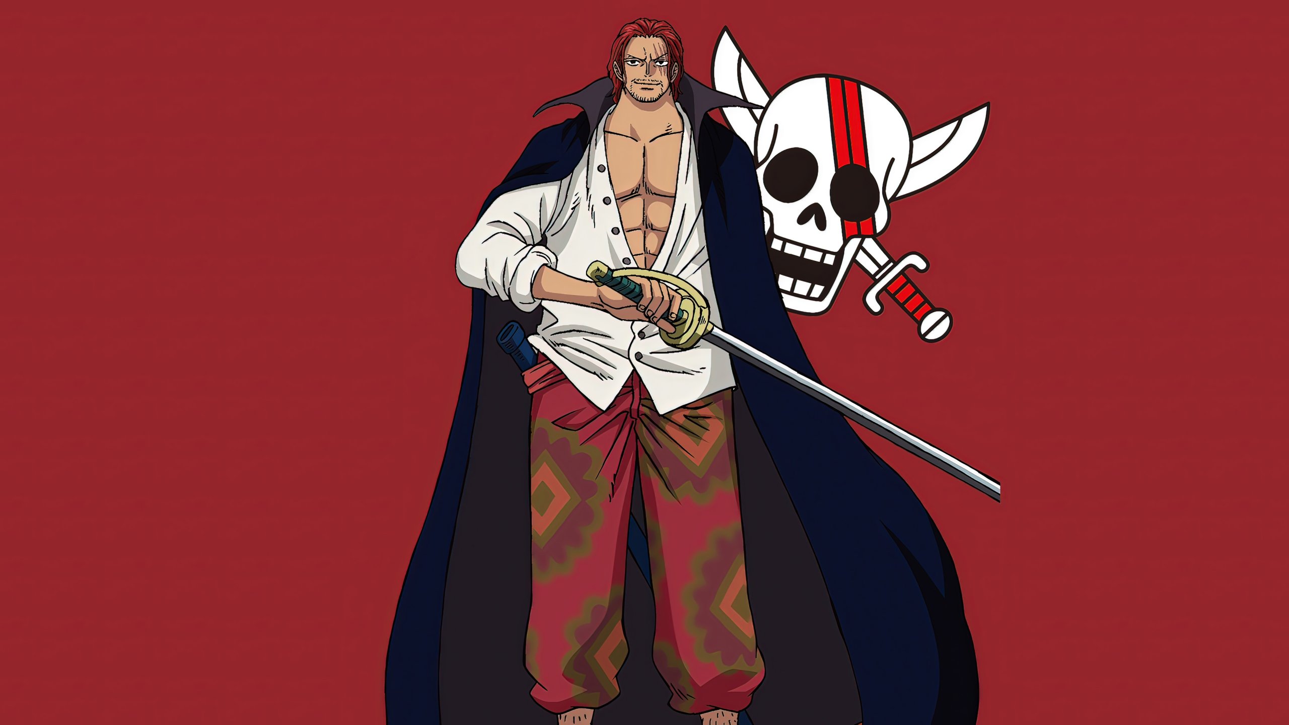 Shanks from One Piece Anime Wallpaper 4k HD for iPhone and Mobile Phone ...